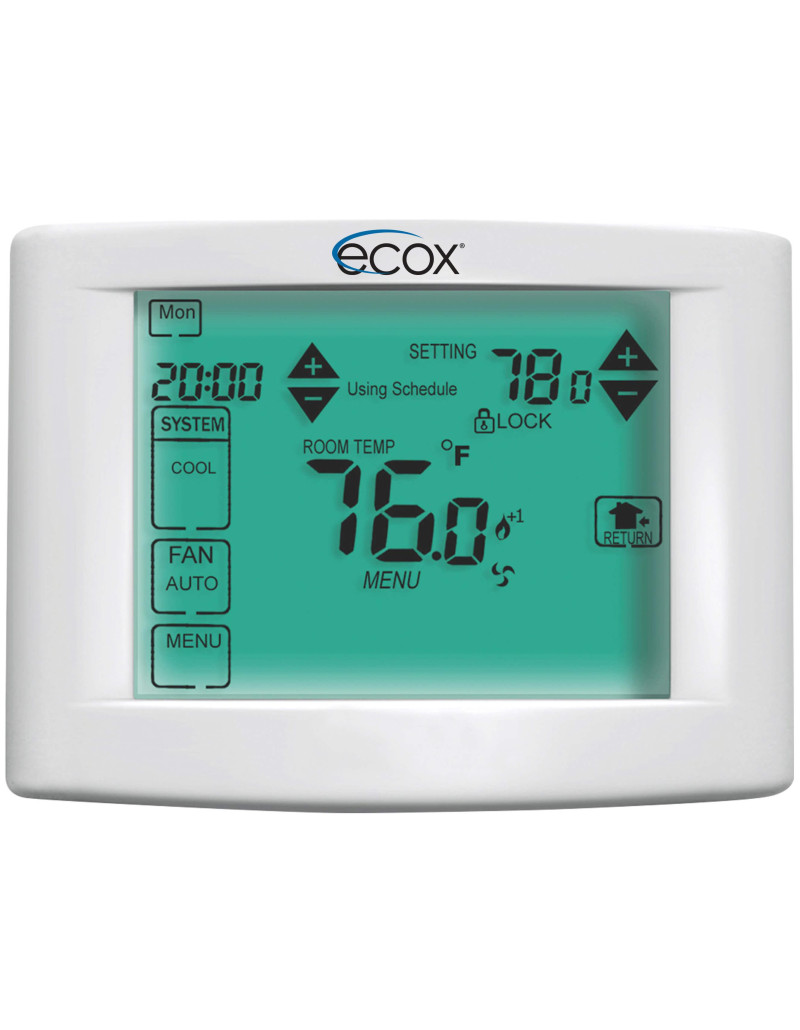 ecox-7-day-programmable-air-conditioning-thermostat-digital-for-home-or-office-touch-screen-5in ...